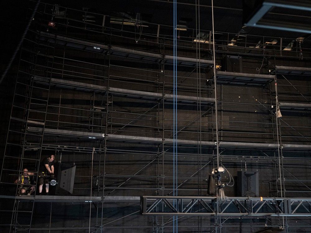 New screen installation underway at Regina IMAX | Regina Leader Post