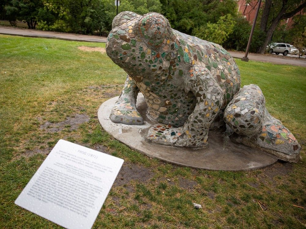 'They've done a great job': College Avenue Campus Frog | Regina Leader Post