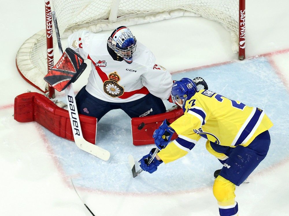Regina Pats earn single point in 2-1 shootout loss to Blades | Regina ...