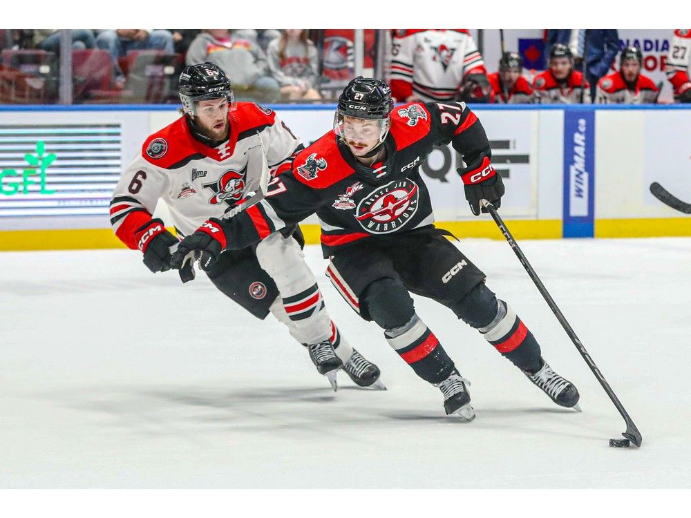 Moose Jaw Warriors move on to Memorial Cup semifinal with 5-3 win over Drummondville | Regina ...