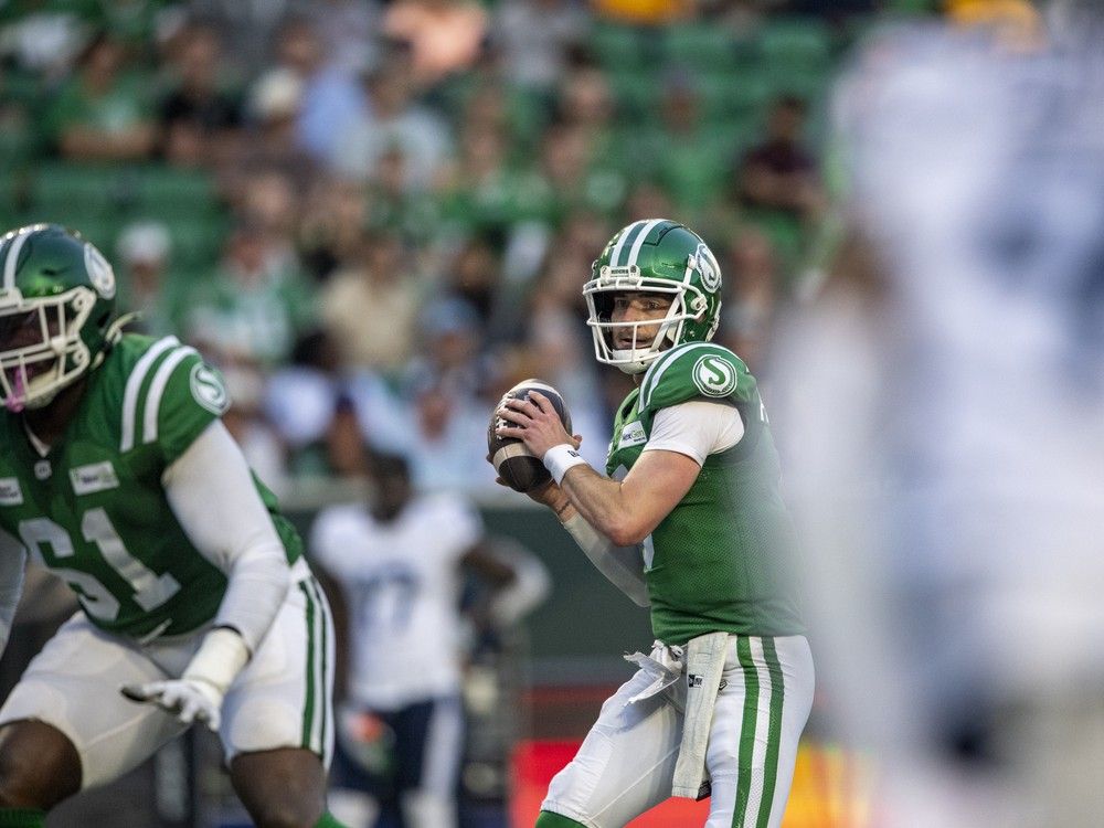 Roughriders’ QB Shea Patterson reflects on first six CFL starts | The ...