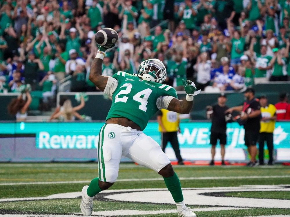 Roughriders' rookie RB Mario Anderson celebrates big game | Regina ...