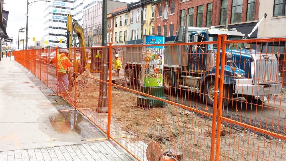 'Flex street' merchants: Business as usual amid core construction ...
