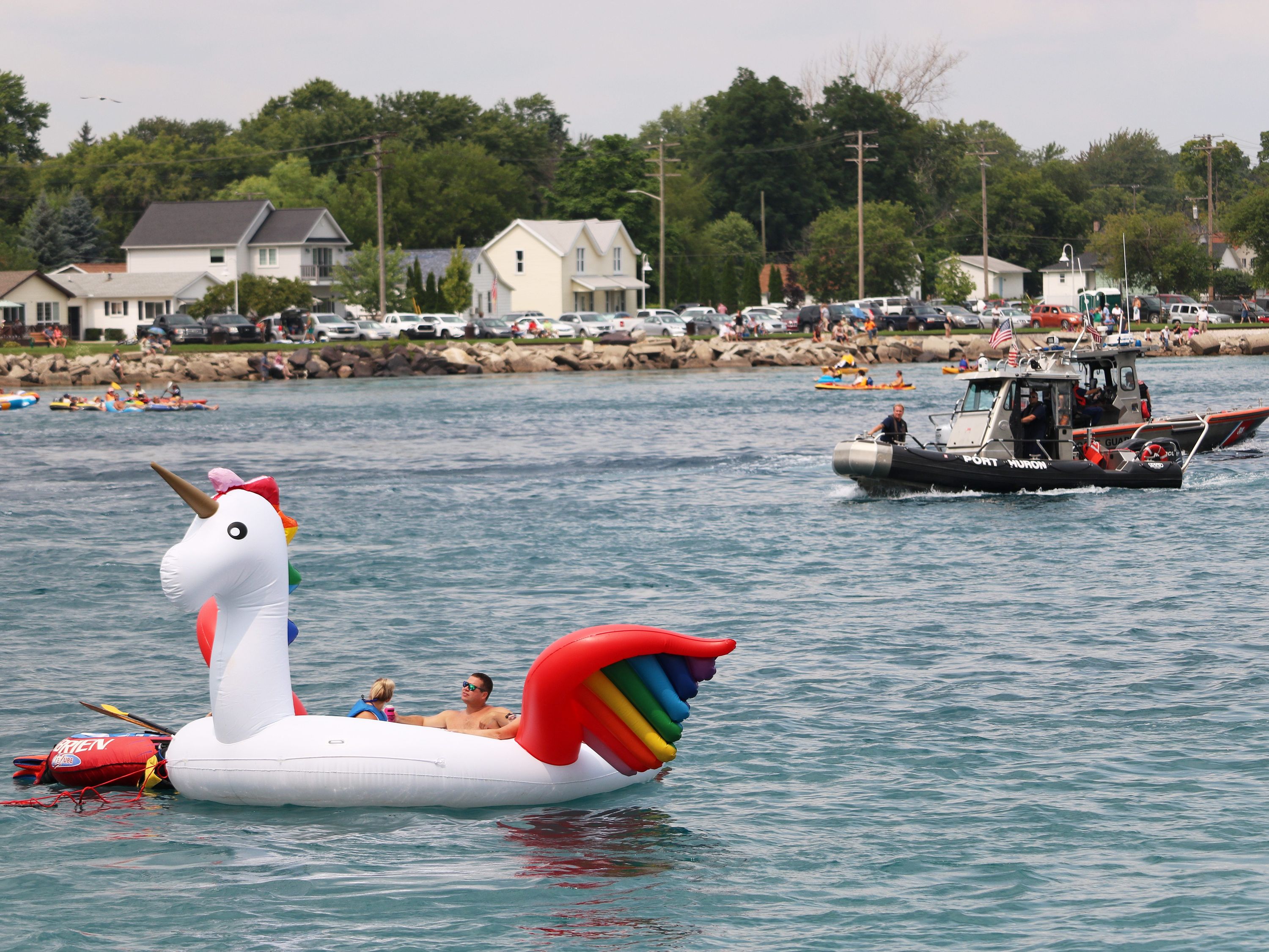 Bad weather appears to sink 2020 St. Clair River float down | London ...