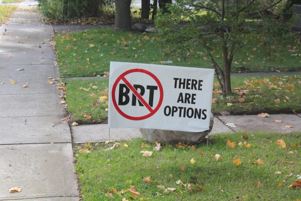 Anti-BRT sign backlash fueling street-corner campaigns | London Free Press