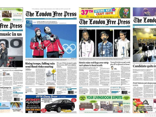 2018: The year in London Free Press front pages | London Free Press