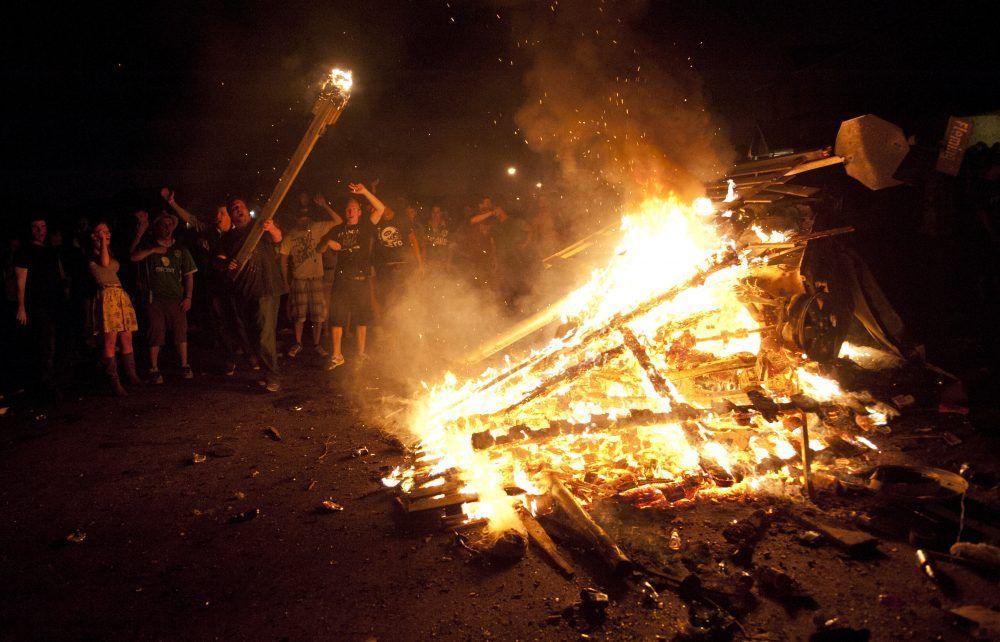 LFP ARCHIVES: Inside London's notorious St. Patrick's Day student riot ...