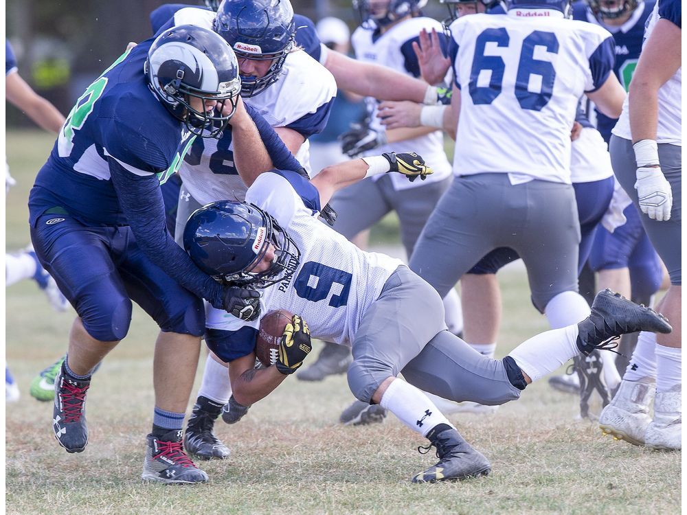 PHOTOS: Laurier Rams beat Parkside Stampeders 29-22 | London Free Press