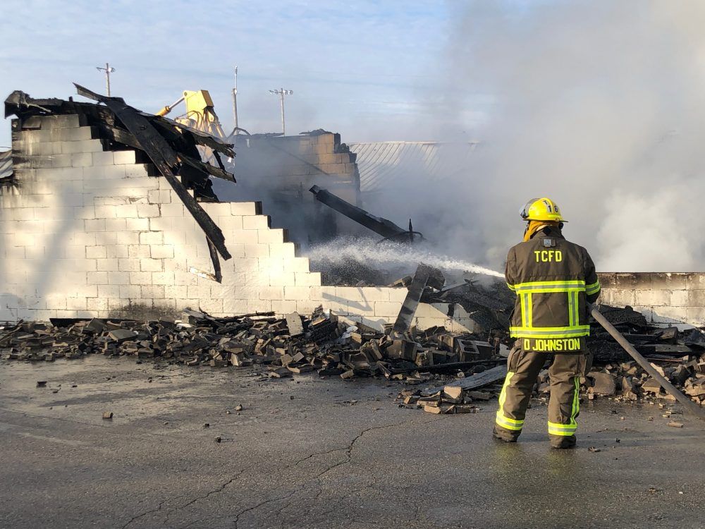 Community centre blaze so intense, cause will be impossible to ...