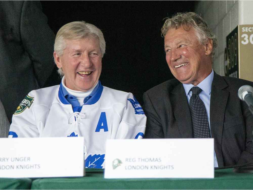 London Knights honour Reg Thomas for his scoring, and his loyalty ...