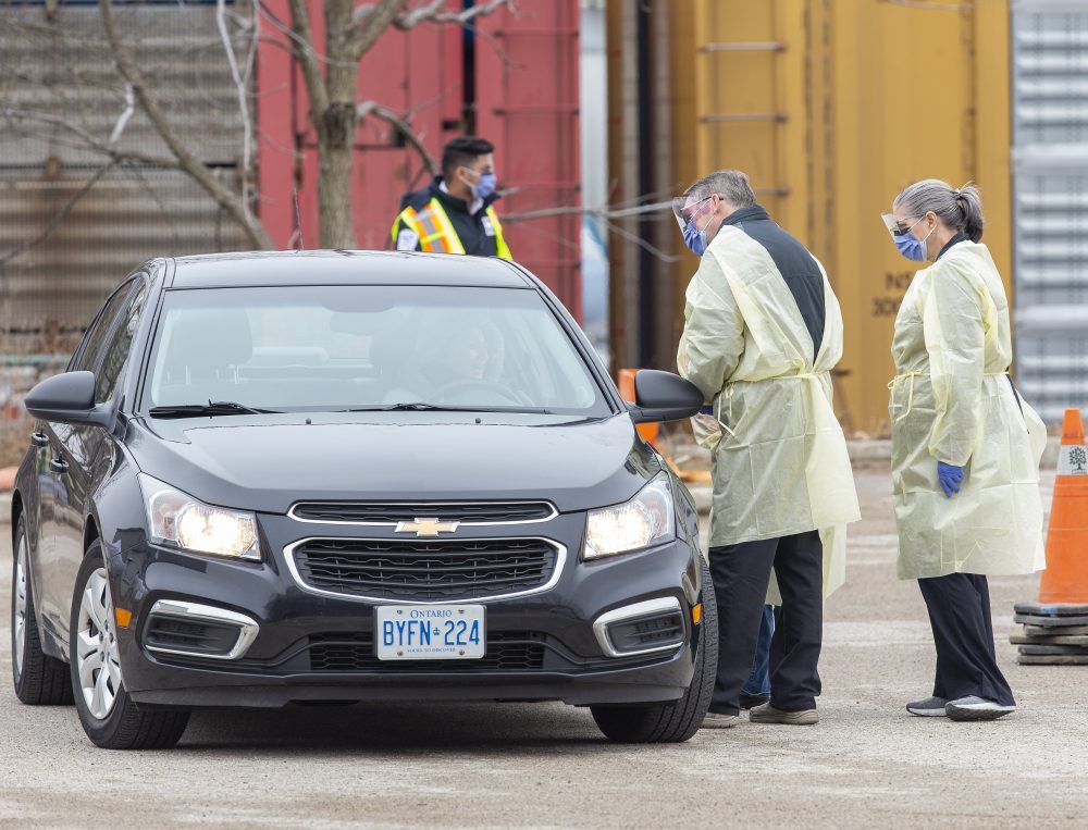 Coronavirus assessment centre at Carling Heights Optimist Community ...