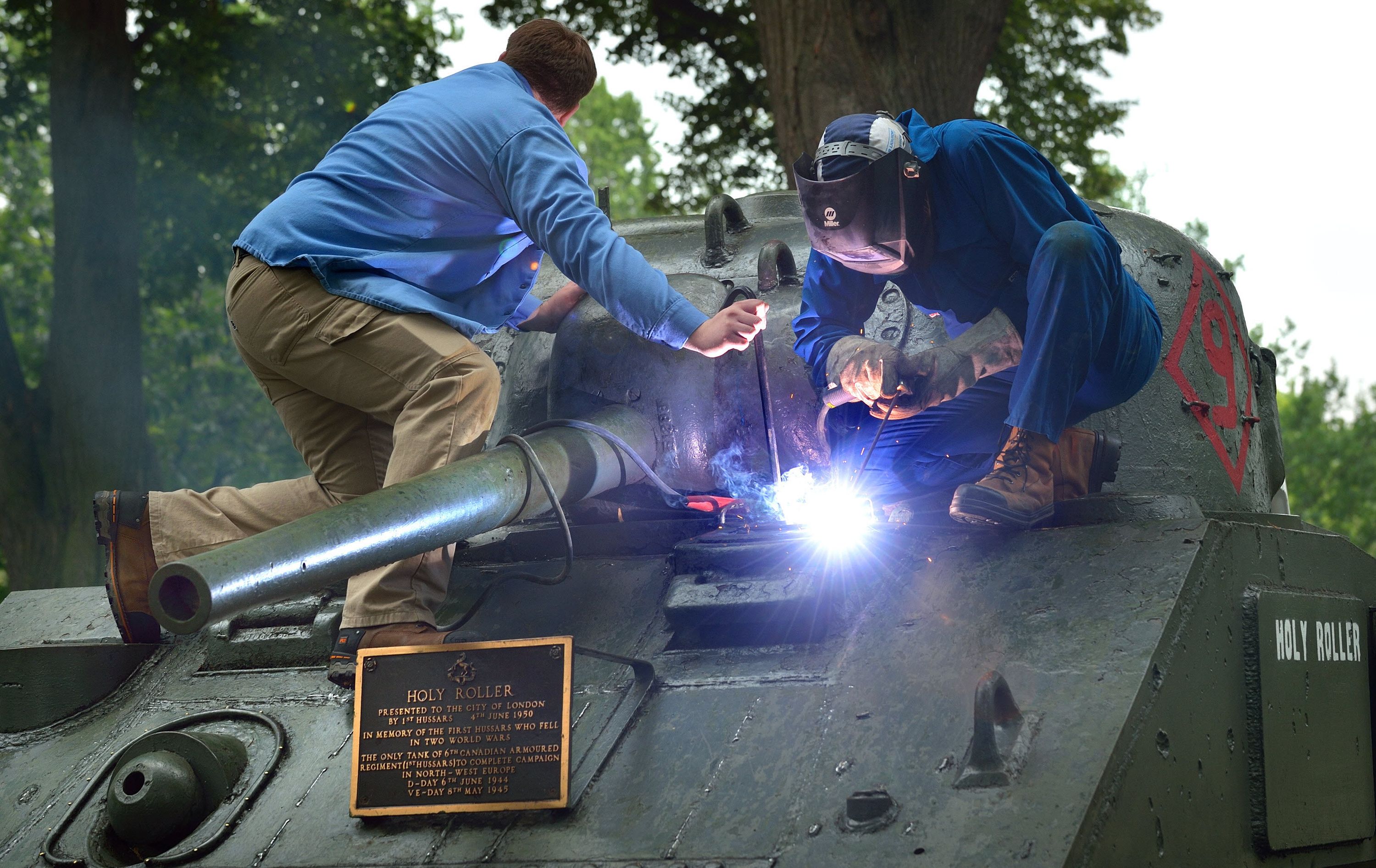 PHOTOS: A look inside London's rusty Holy Roller tank | London Free Press