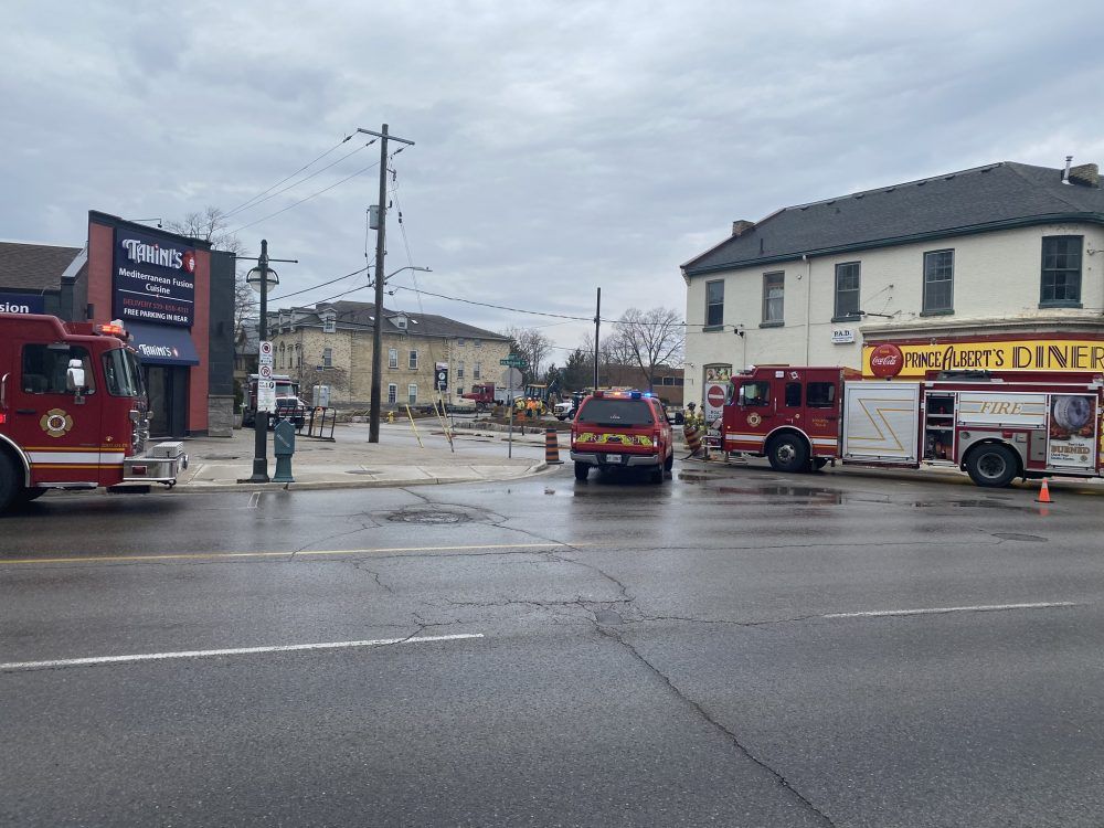 Downtown buildings evacuated over ruptured gas line: London police ...