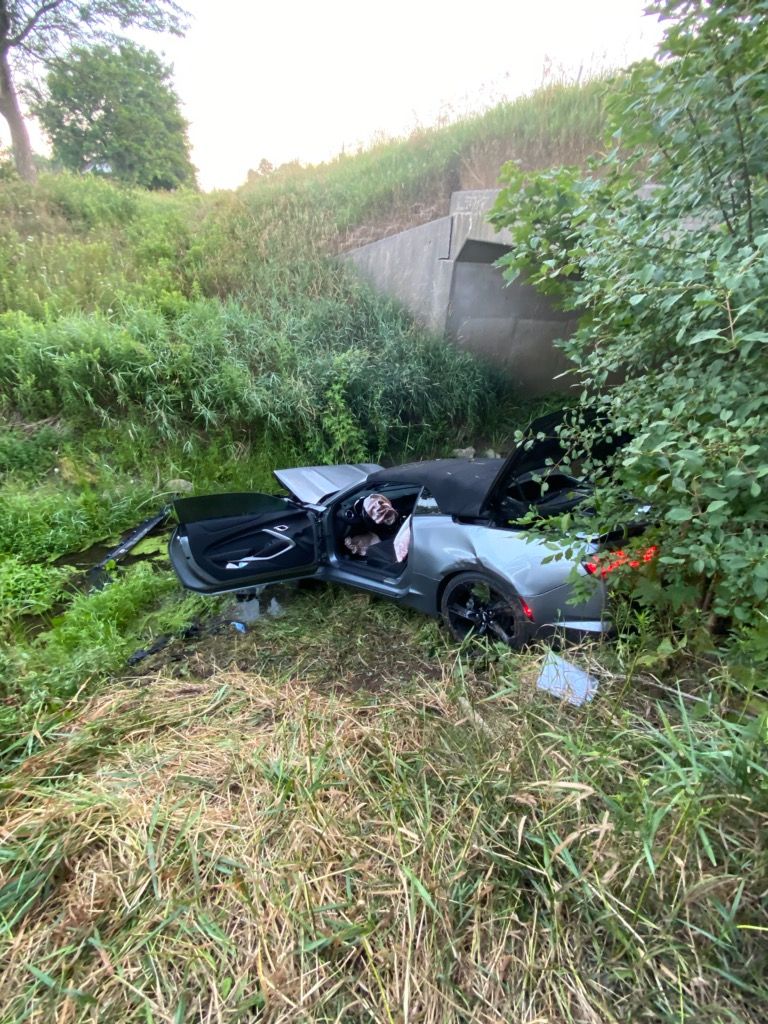 Single-vehicle crash sends one to hospital with serious injuries ...