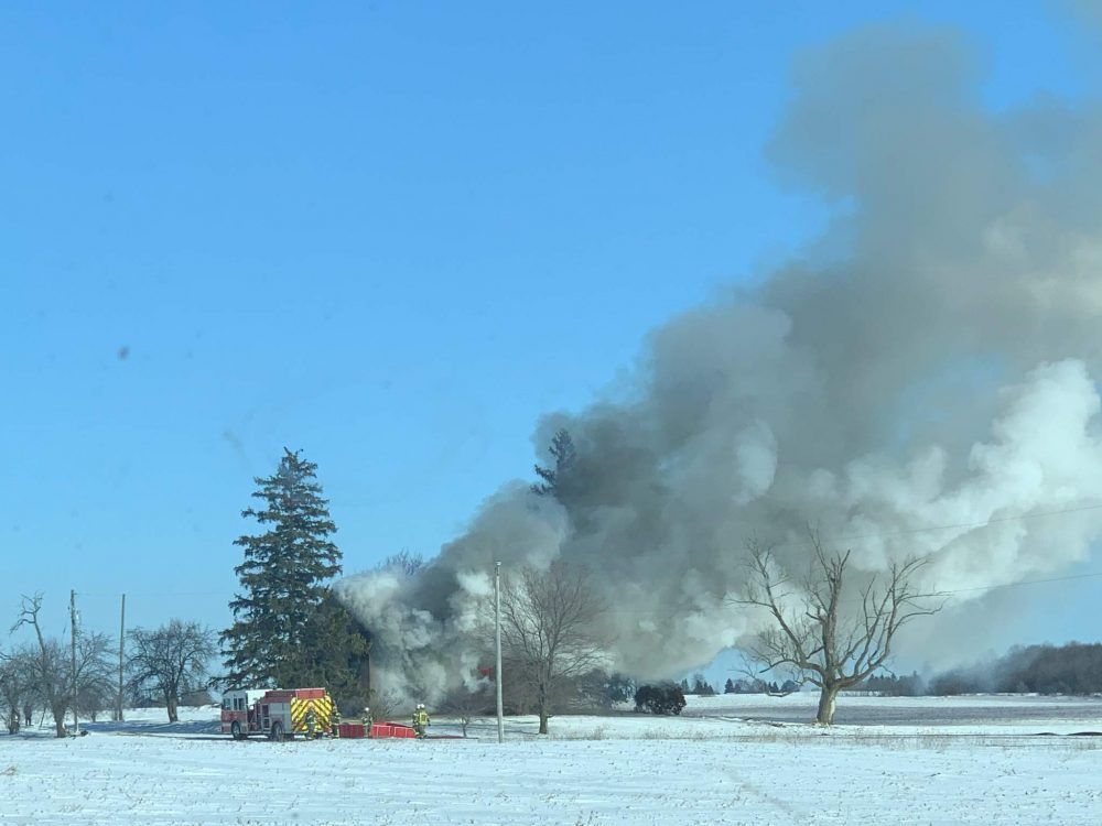 Firefighters battle Thames Centre house fire | London Free Press