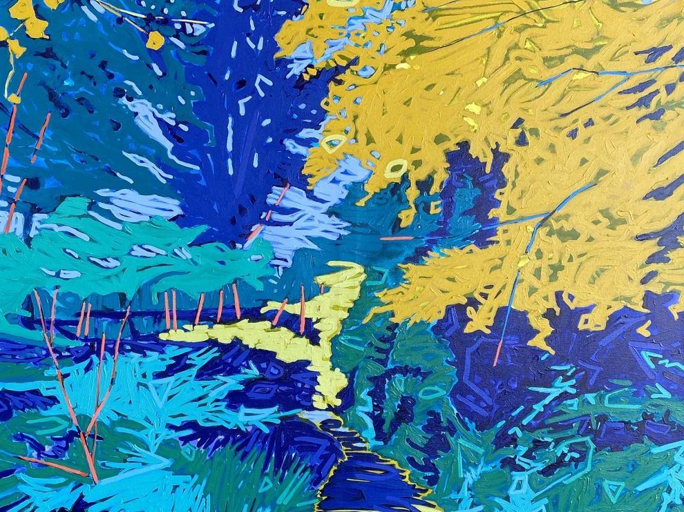 Two artists' use of colour explored in new exhibition at London gallery ...