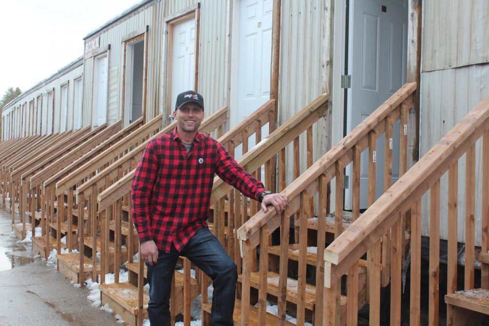Inside London's new temporary winter shelter at Fanshawe golf course ...