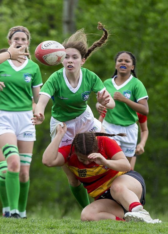 PHOTOS: Saunders vs. Laurier in girls high school rugby | London Free Press