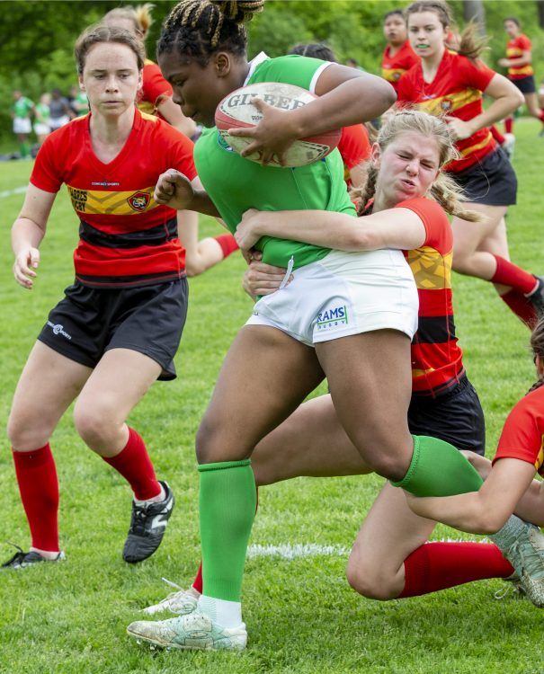 PHOTOS: Saunders vs. Laurier in girls high school rugby | London Free Press