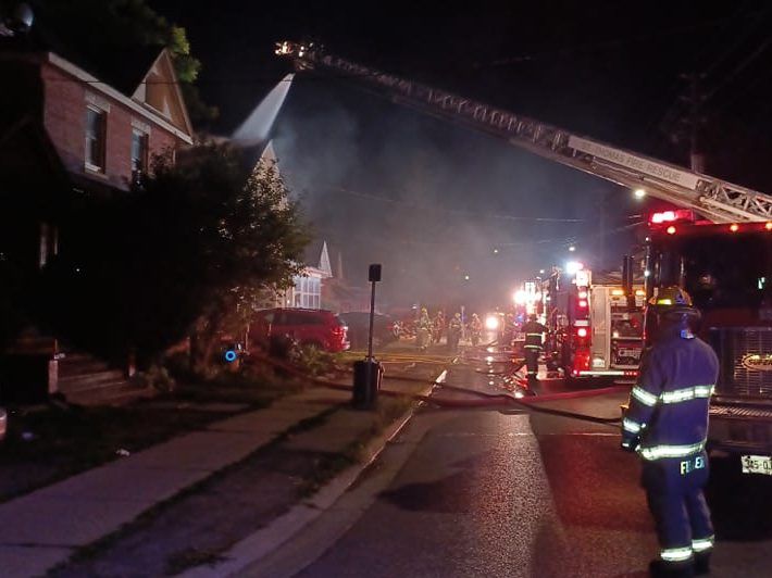 Firefighters battle early morning blaze in St. Thomas | London Free Press