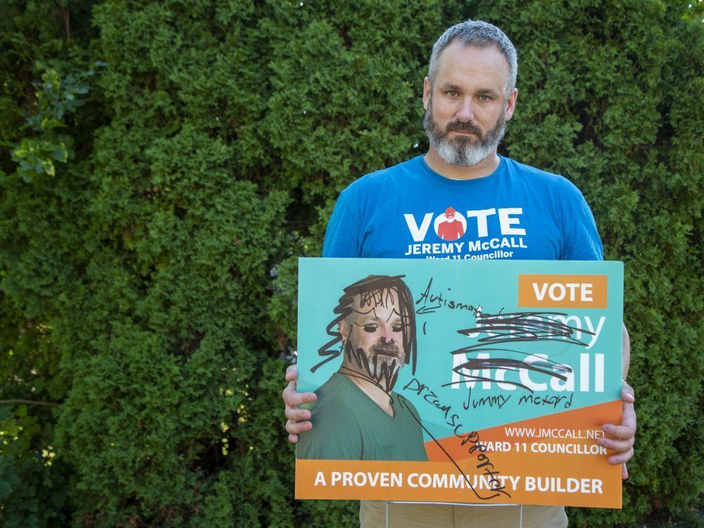 Civic election: London candidate decries anti-disabled sign 'attack ...