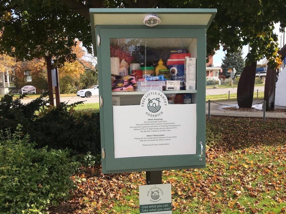 Streetside pantry boxes spring up in area town to address hunger ...
