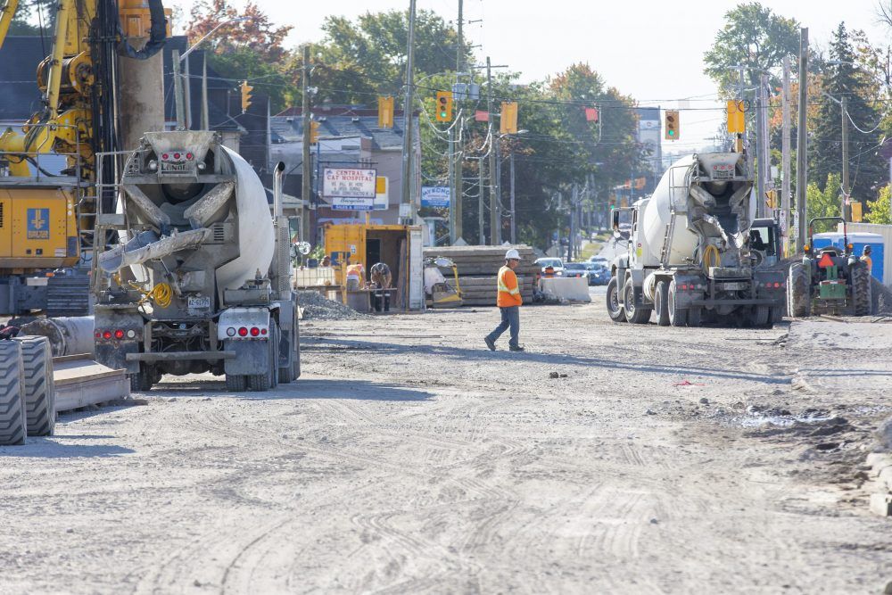 'Pushing as hard as we can': Frantic finish to record construction ...