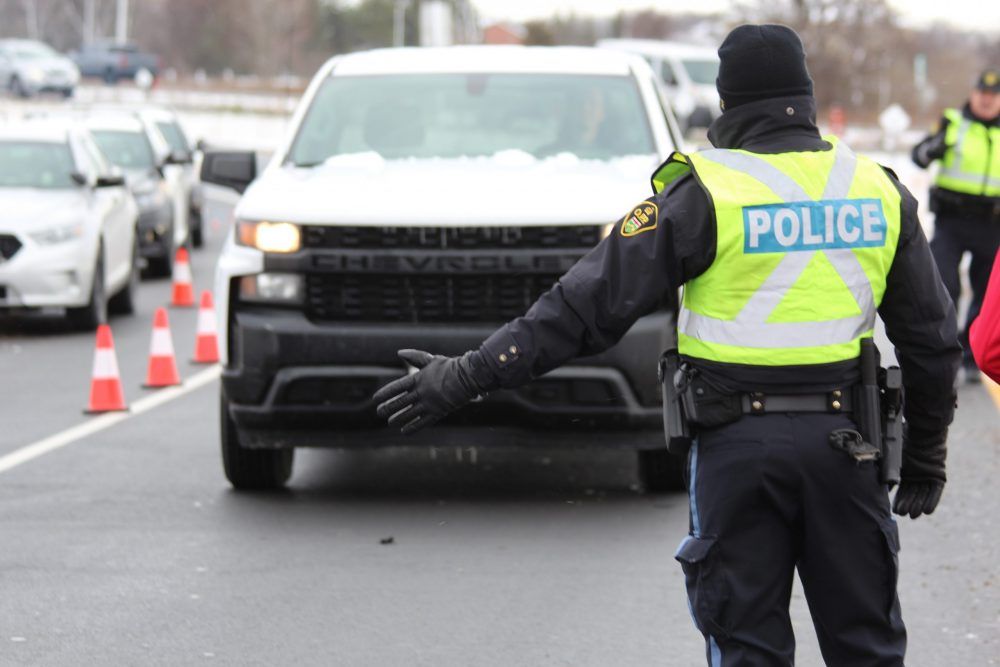 One charged after driver kicks RIDE check officers: OPP | London Free Press