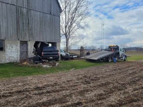 Driver crashes into barn following 'medical emergency': OPP | London ...