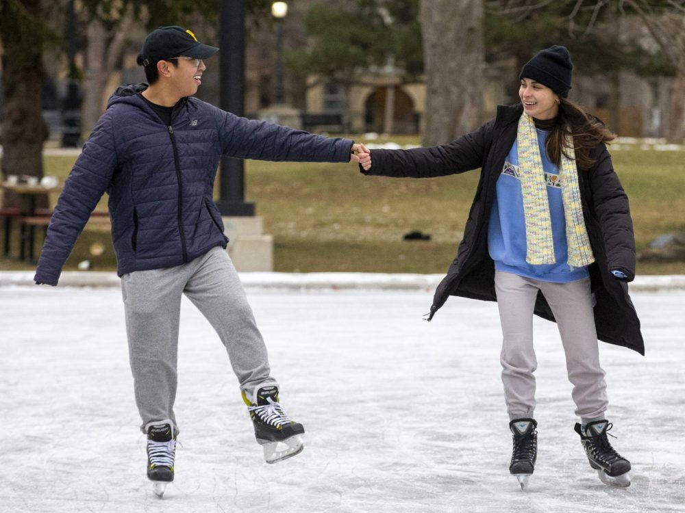 IN PHOTOS: Skaters take season's first laps at Victoria Park rink ...
