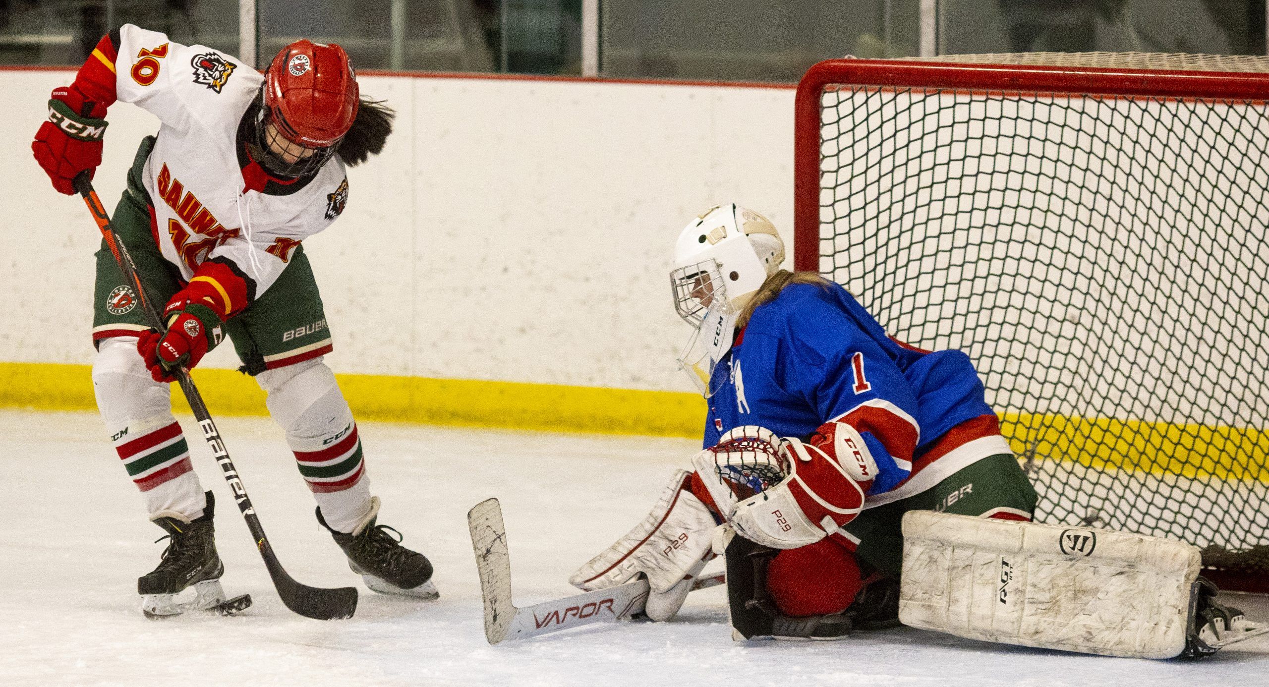 PHOTOS: Saunders vs. St. Andre Bessette in girls high school hockey ...