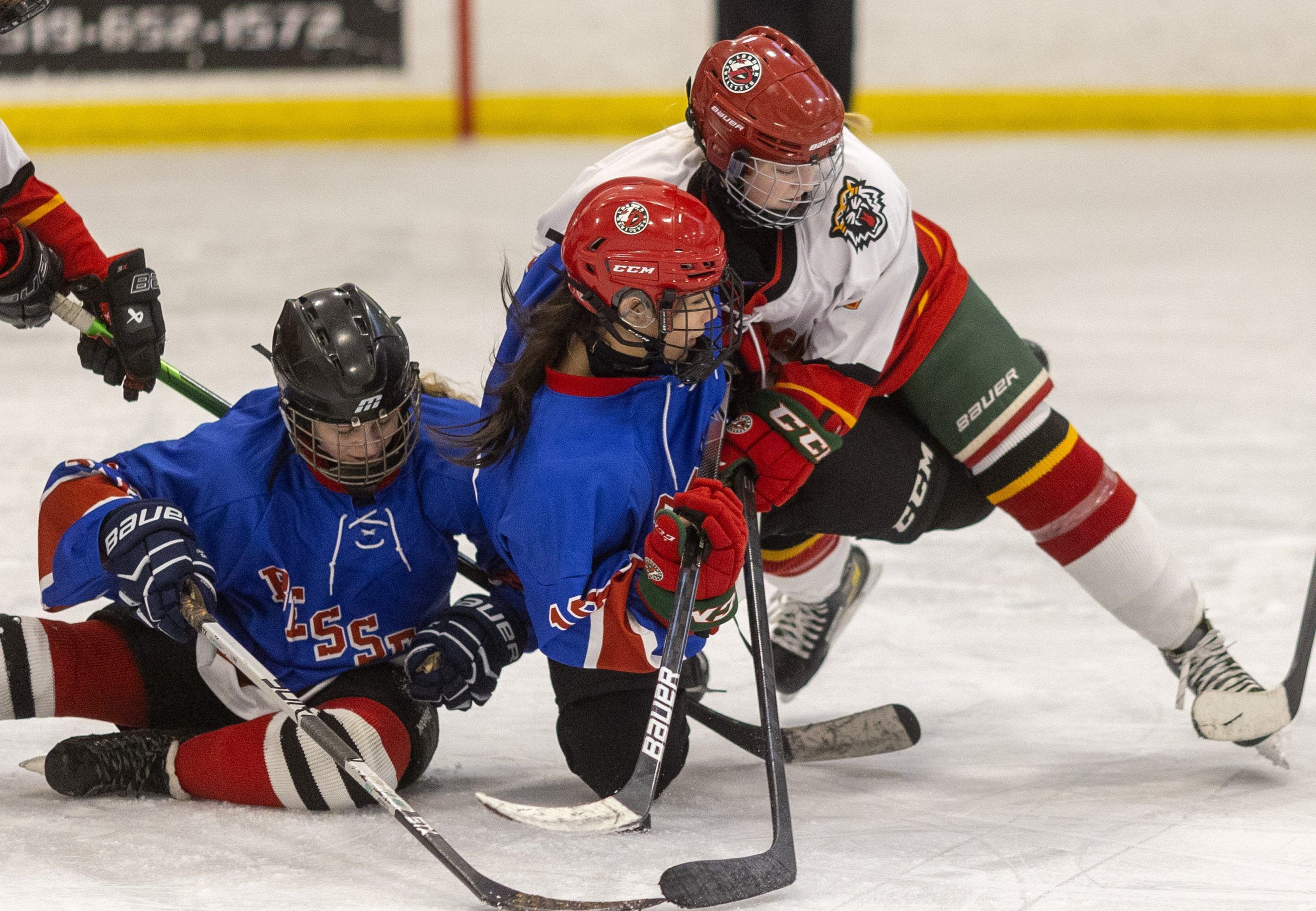 PHOTOS: Saunders vs. St. Andre Bessette in girls high school hockey ...