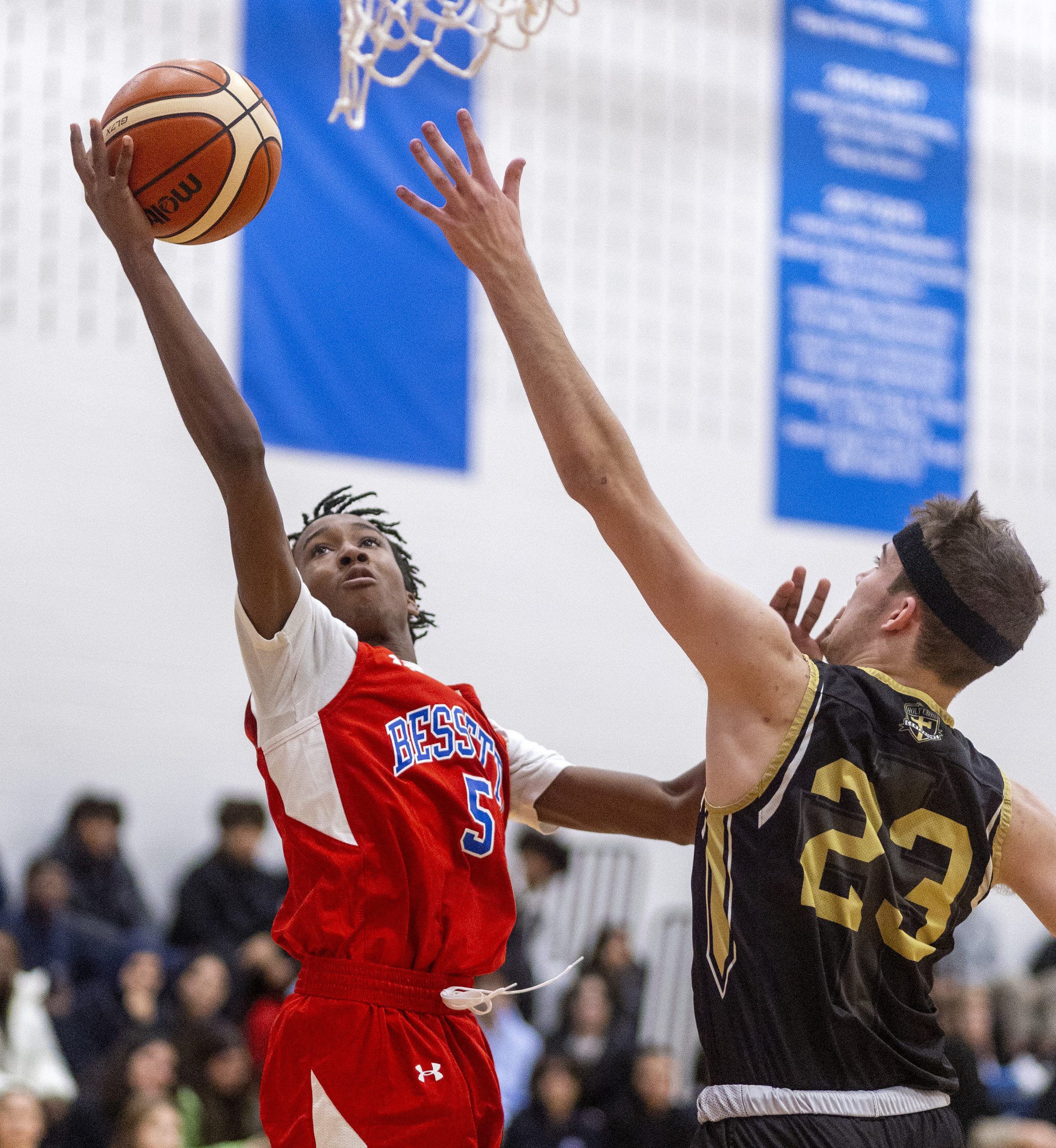 PHOTOS: Holy Cross vs St. Andre Bessette, senior boys basketball ...