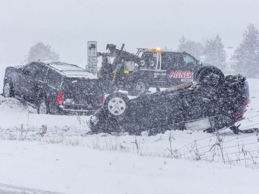 Snow, poor visibility contribute to flurry of crashes on region's roads ...