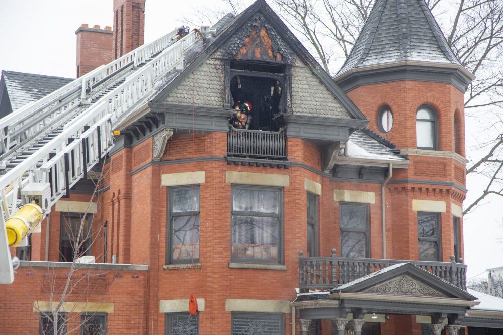 London firefighters battle blaze in stately downtown house | London ...