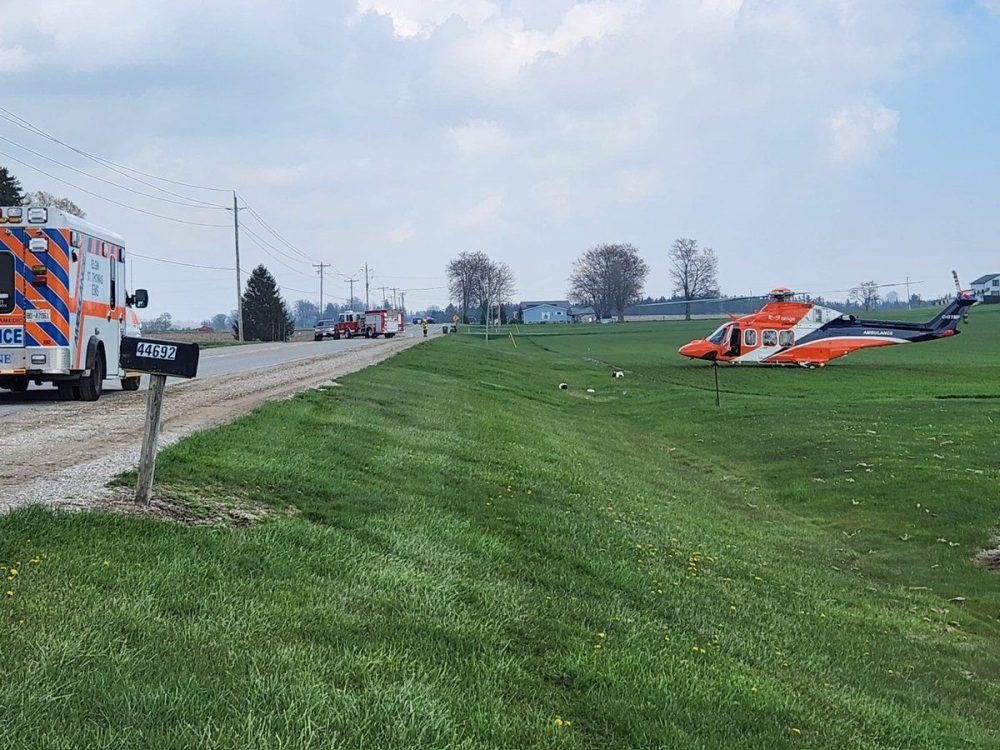 Motorcyclist flown to hospital after crash with vehicle near St. Thomas | London Free Press