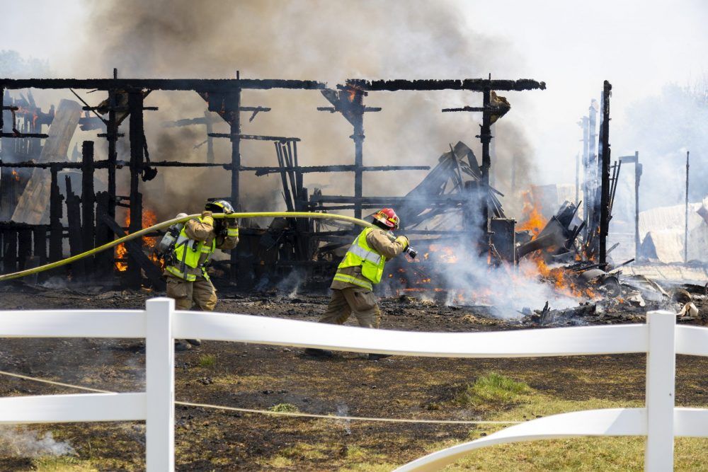 Fire southwest of London | London Free Press