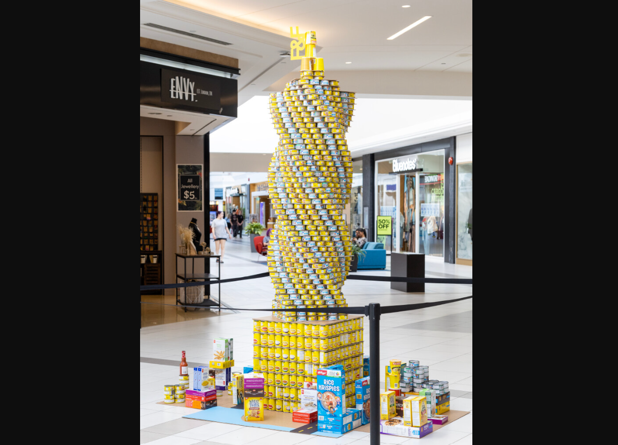 PHOTOS: Donated food and the stunning 'can-struction' of global ...