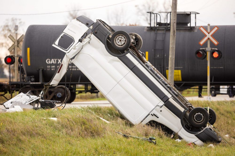Police Report: One hurt in van-train collision | London Free Press