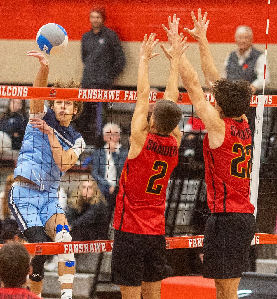 Photos: Lucas vs. Saunders, TVRA Tier 1 senior boys volleyball final ...