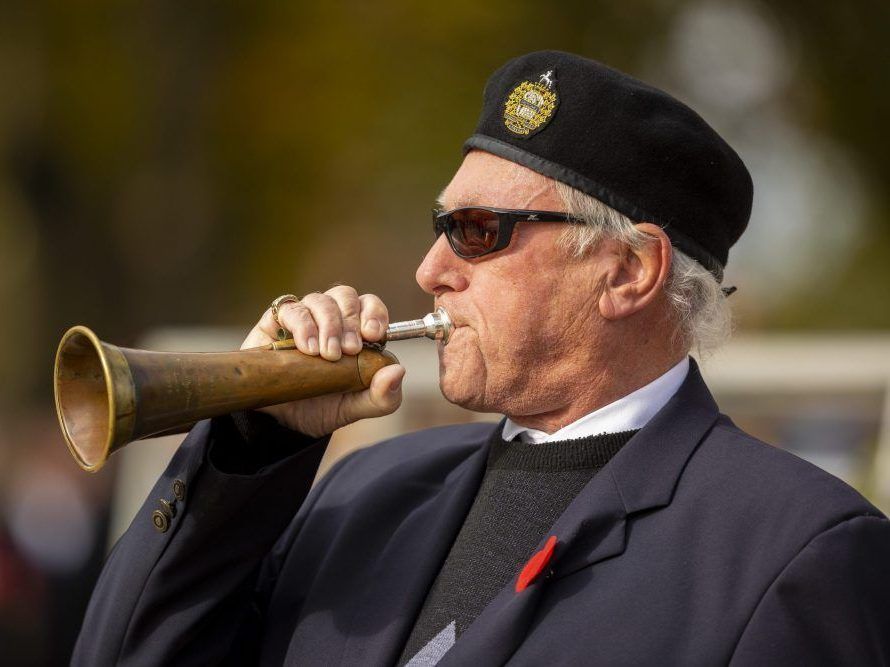 Remembrance Day: In London, crowds, prayers and a special bugle ...