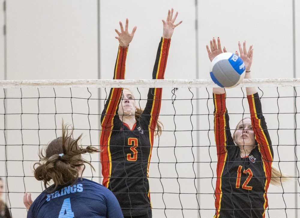 PHOTOS: Lucas vs. Saunders, TVRA girls high school volleyball | London ...