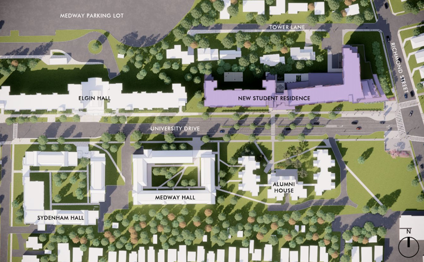 Western University building 770-student residence on Richmond Street ...