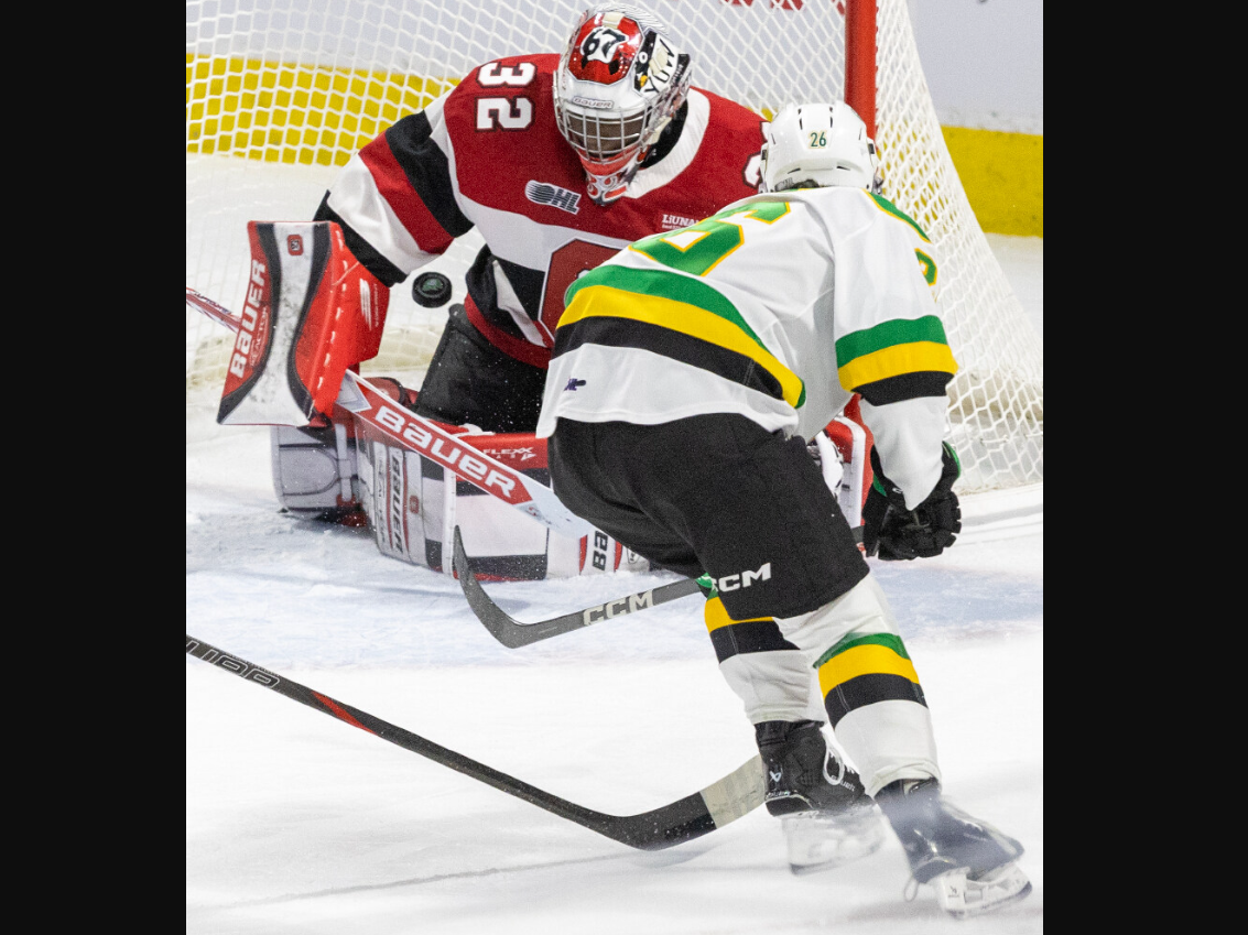 London Knights win 15th straight as history-chasing Easton Cowan sits ...