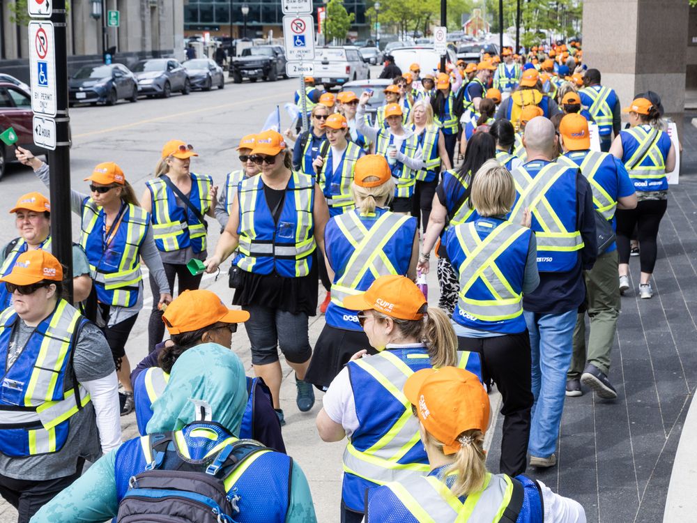 First-ever WSIB strike hits London amid head office relocation plan ...