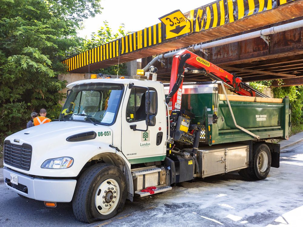 Crane collides with notorious Talbot Street bridge: 'She's a big one ...