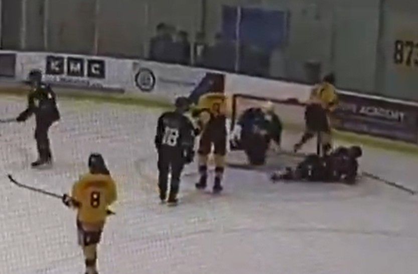 Video shows Jr. B hockey player step on knocked-down opponent | London ...