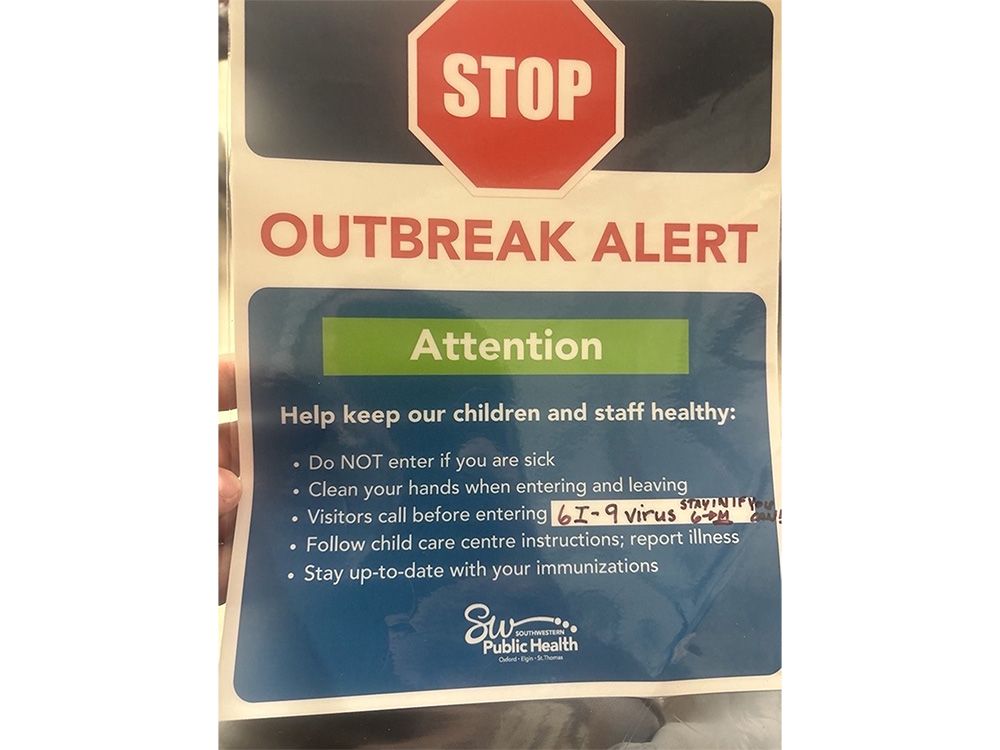 Health officials slam 'forged' signs warning of non-existent outbreak ...