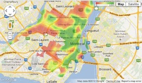 Montreal among Canada's most "bikeable" cities; heat maps show most ...