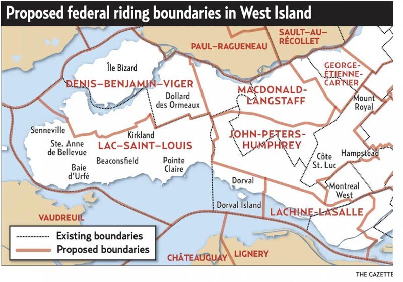 Dorval, Dollard to contest proposed changes to federal ridings in West ...